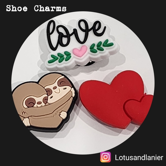 CROCS | Jewelry | Shoe Charms Sloth Love Set Of 3 | Poshmark